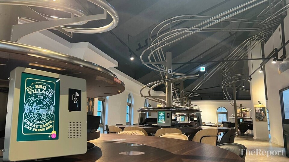부산 롯데월드 안에 있는 BBQ 매장.jpg : MLBPARK